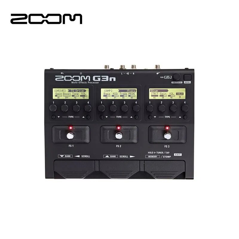 Zoom G3n Педаль гитарного процессора мультиэффектов с более чем 70 встроенными эффектами, моделированием усилителя, стереоэффектами, лупером, ритм-секцией, тюнеромzx