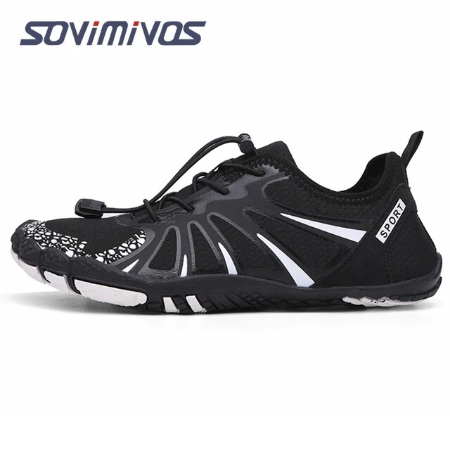 Акватуфли, плавательные туфли с пятью пальцами, размер 35-46, Пляжная спортивная обувь, модная мужская обувь для фитнеса, Водная обувь для пар