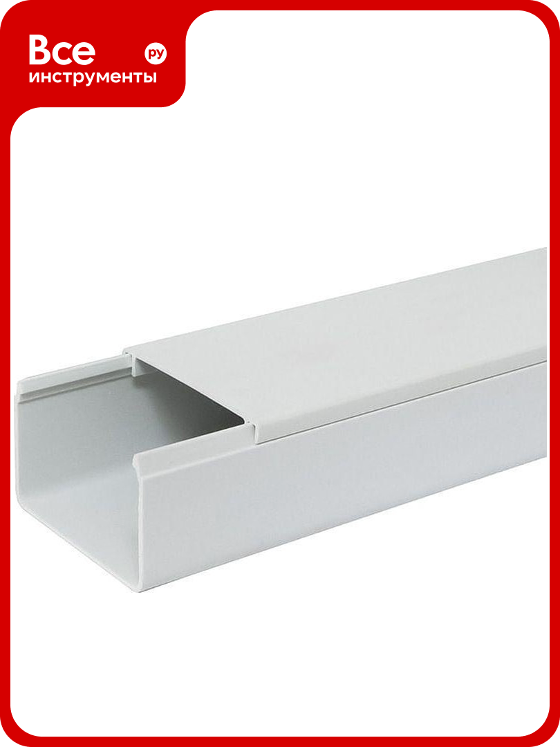 Кабель-канал с двойным замком урал ПАК 60х40 2м КК-19060040-040