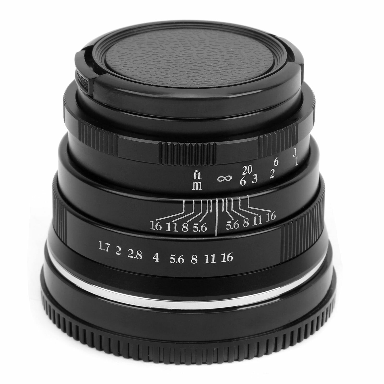 NEWYI 35mm F1.7 E Mount объектив для портретной съемки с большой диафрагмой, совместимый с Sony A3000 и другими моделями