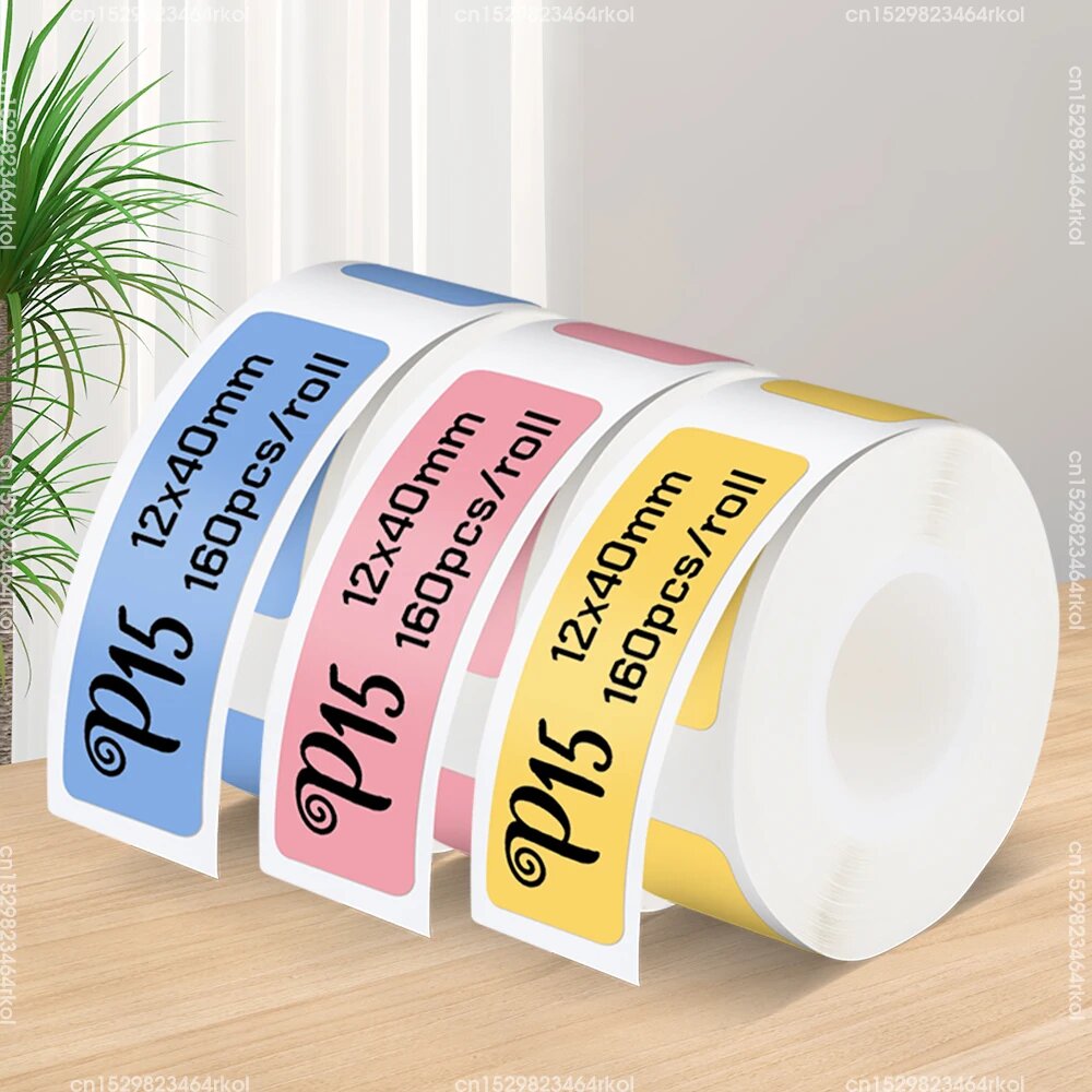 Принтер этикеток P15, портативный мини-термопринтер без чернил, беспроводная этикетировочная машина Bluetooth, аналогичная этикетировочная машина D11 D110, 3PK Mix