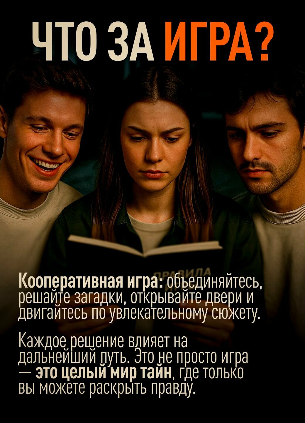 Настольная игра Я квест. Психушка. Для компании, для двоих, для одного, семейная настолка в подарок. Головоломка. Квест в коробке. Совершите побег из психушки.