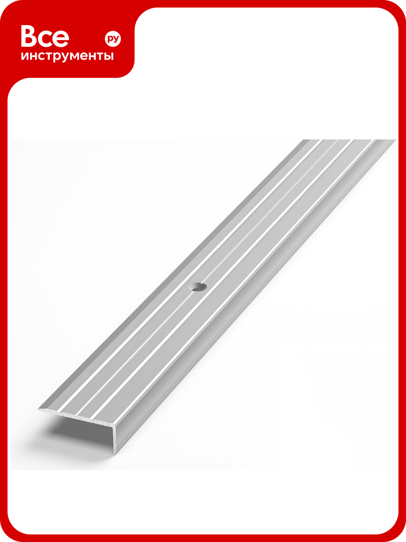 Порог угловой алюминиевый лука 24x10