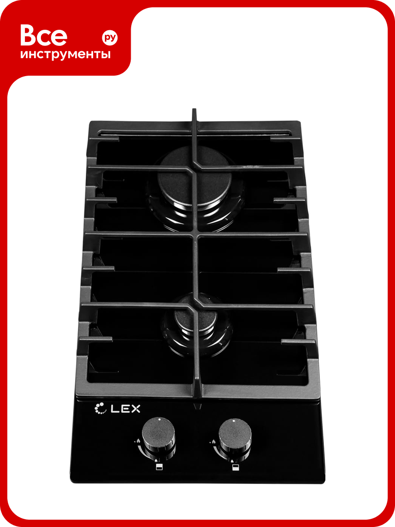 Встраиваемая панель Lex GVG 321 BL CHAO000175, из закаленного, для приготовления пищи