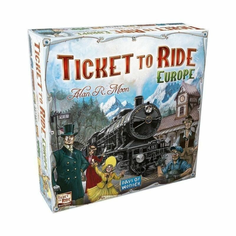 Настольные игры, Ticket to Ride Europe, настольные карточные игры, вечеринки обязательно, подарки друзьям