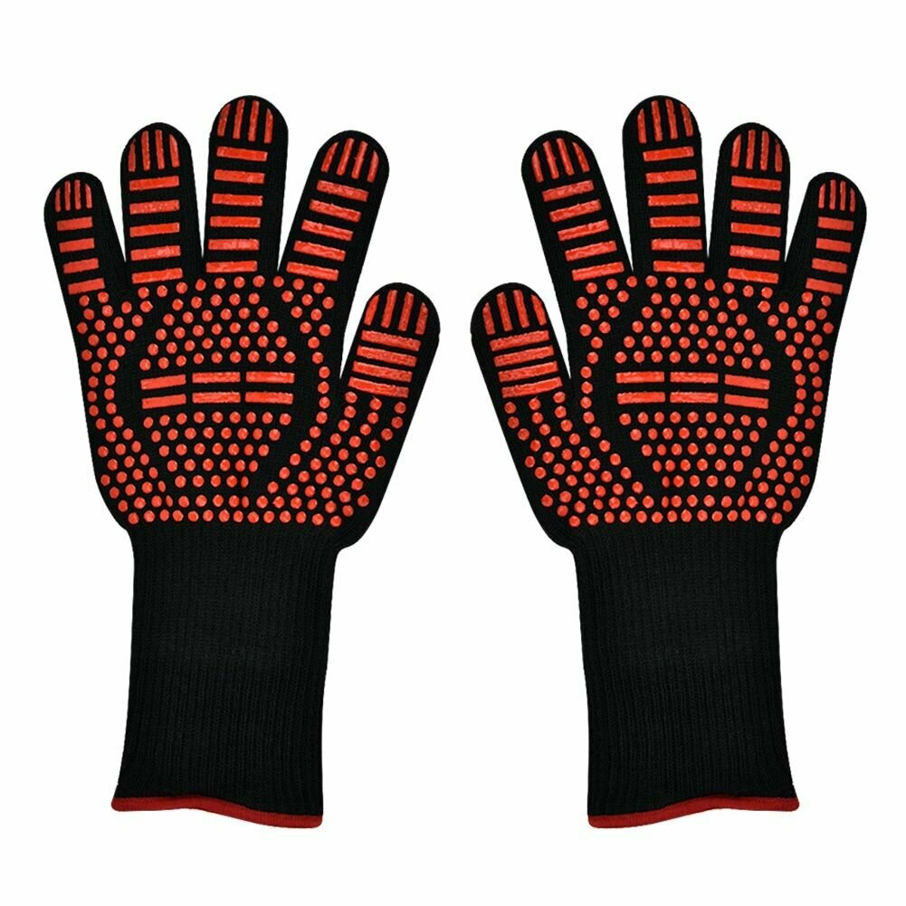 Огнестойкие перчатки для микроволновой печи, высокотемпературные, огнестойкие, защитные перчатки для приготовления пищи