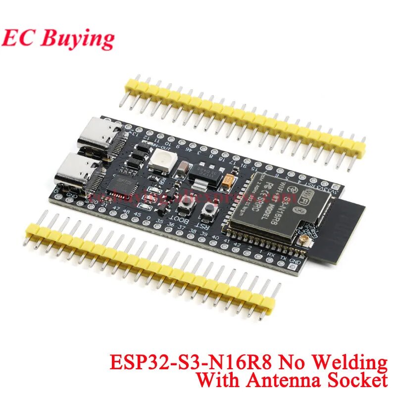 Модуль ESP32-S3 с адаптерами расширения EC Buying ESP32-S3-N16R8
