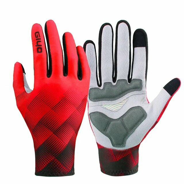 Мужские зимние перчатки для велоспорта, теплые спортивные перчатки с закрытыми пальцами, подходят для езды на мотоцикле, по бездорожью, на горном велосипеде, утолщенные