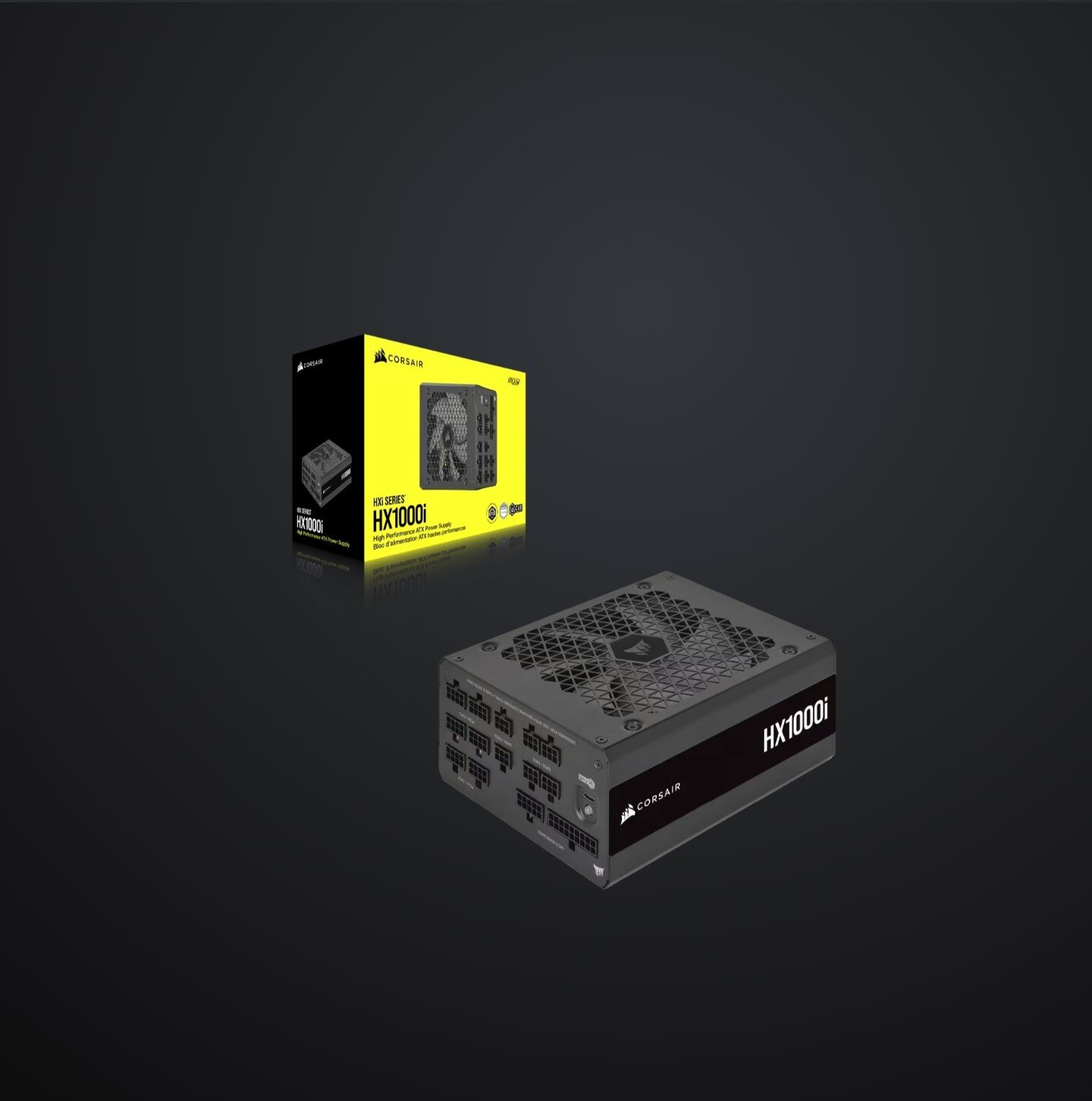 Блок питания Corsair HXi Series HX1000i, 1000 Watt, 80 PLUS Platinum, C14 Version (CP-9020259-EU)