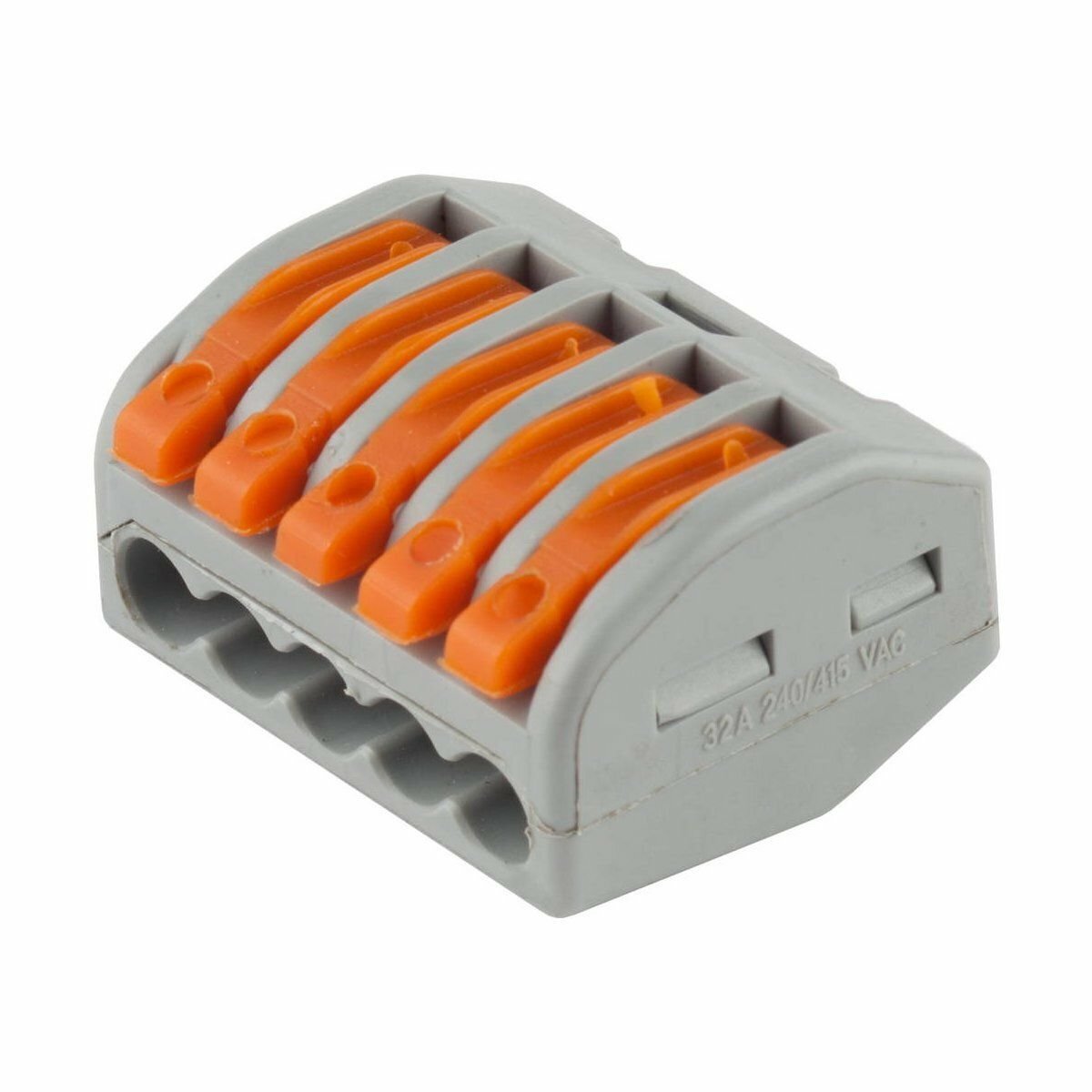 Соединительная разъемная клемма СВЕТОЗАР 32А 5 проводная сечение 0 5-4 мм напряжение 400 В