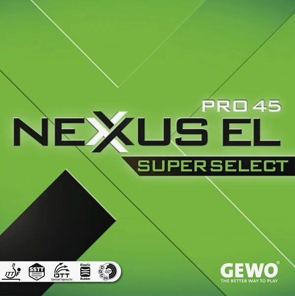 Накладка Gewo Nexxus EL Pro 45 Super select (толщина MAX, Зеленая)