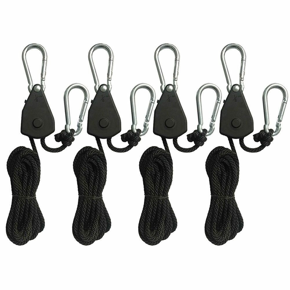 Открытый Шкив Регулировка Палатка Крепление 4 Шт.