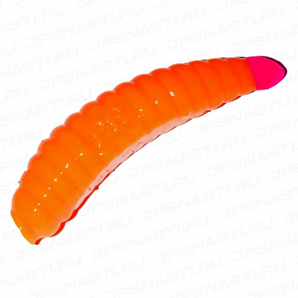 Силиконовые приманки Boroda Baits SiSiLiA 51, оранжевый / розовый, сыр