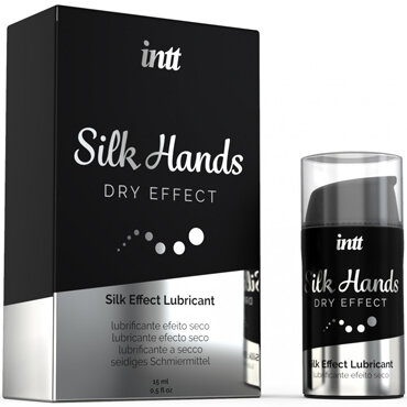 Intt Silk Hands Dry Effect, 15 мл Интимный гель на силиконовой основе