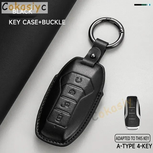 Чехол-держатель для автомобильного дистанционного ключа, брелок для BYD Song Plus Atto 3 Han EV Tang DM Qin, кожаный металлический брелок с дельфином, аксессуары