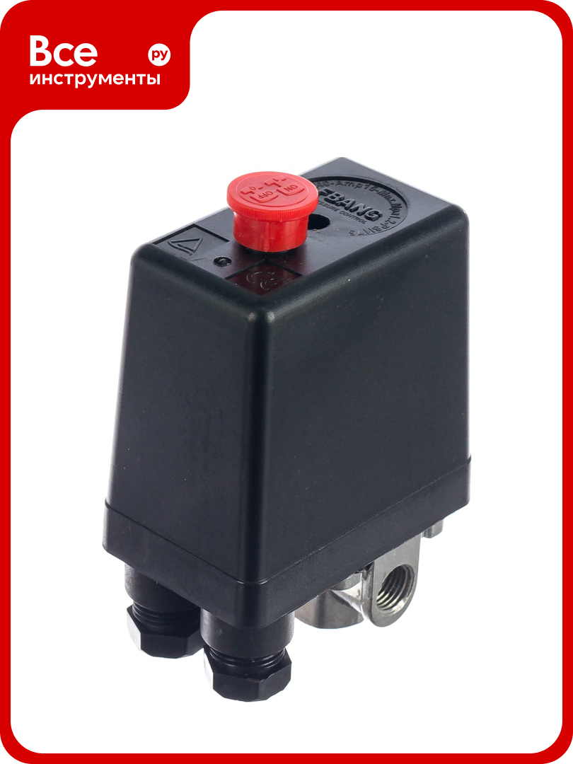 Реле давления одноступенчатое (1/4") Foxweld AERO 5764, защищенная