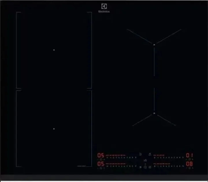 Варочная панель индукционная Electrolux EIS62453, черный