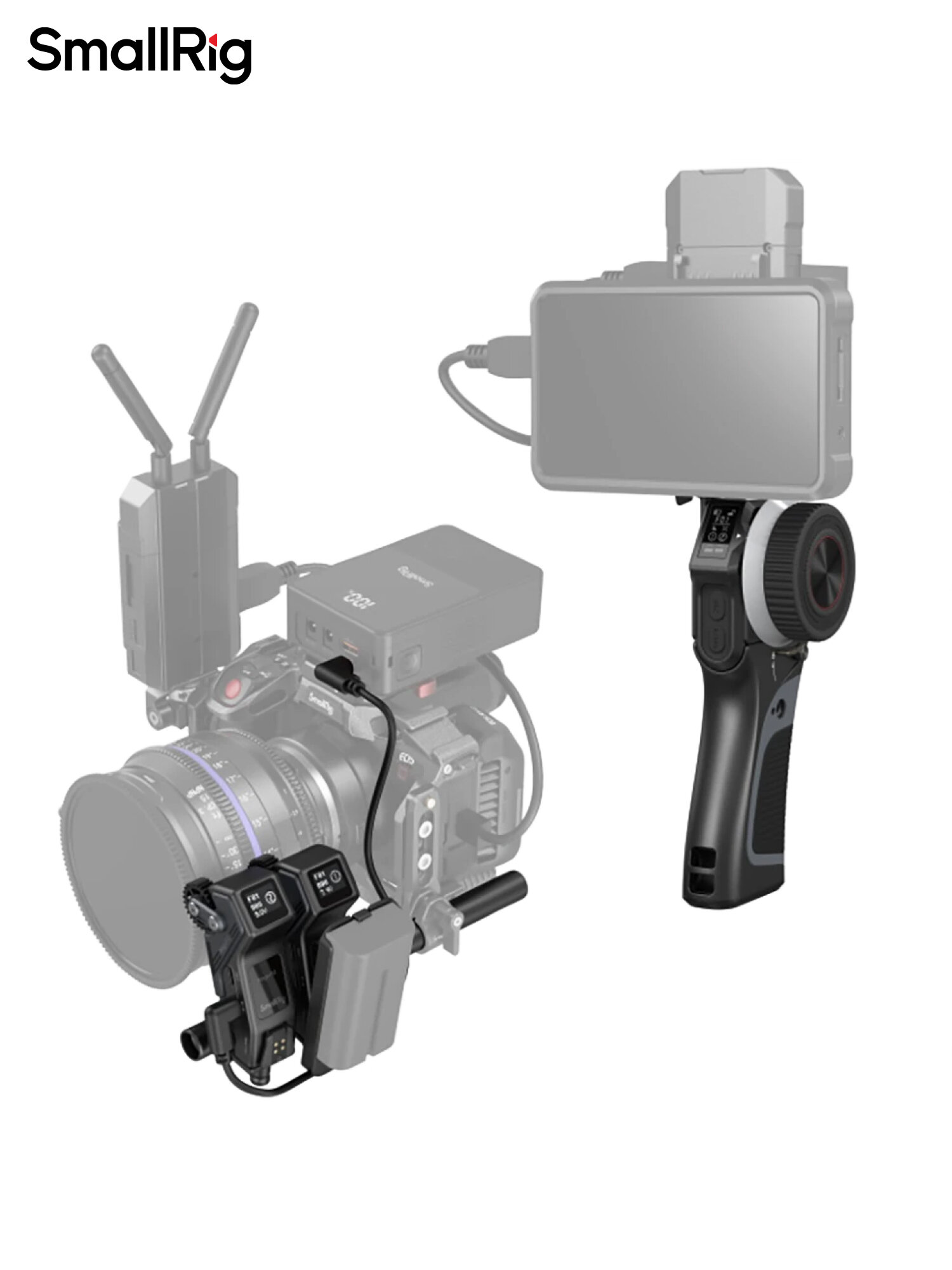 Follow focus SmallRig MagicFIZ Two Motor Kit 3918