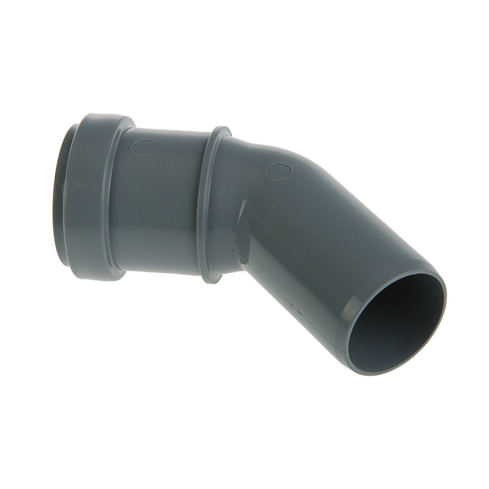 Отвод 32х45°, для внутренней канализации, серый, ПОЛИТЭК | 100345