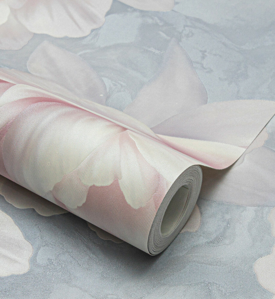 Обои Wallsecret Mia 9114-26, флизелиновые, шелкография, рельефные, розовые