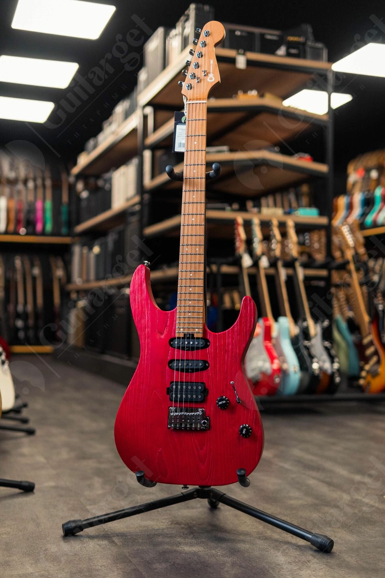 Электрогитара Charvel Pro-Mod DK24 HSS 2PT CM Red Ash