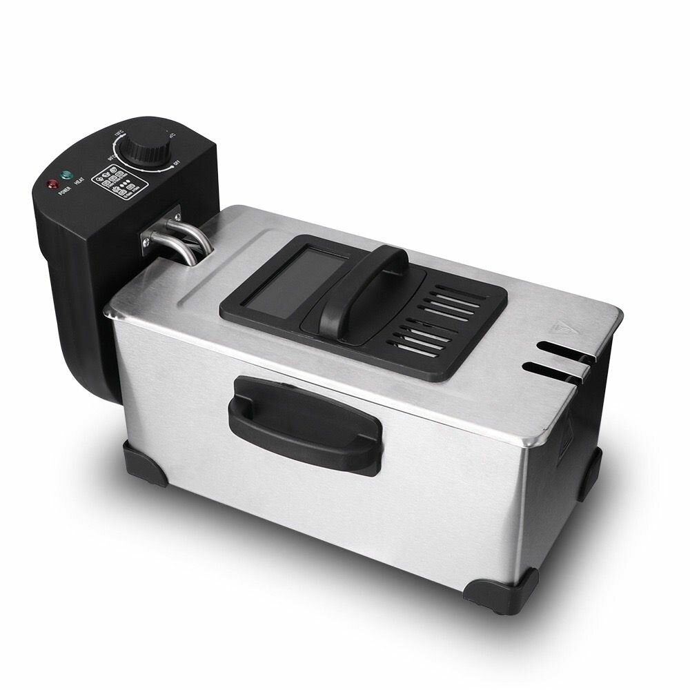 Фритюрница Deep Fryer, серый металлик
