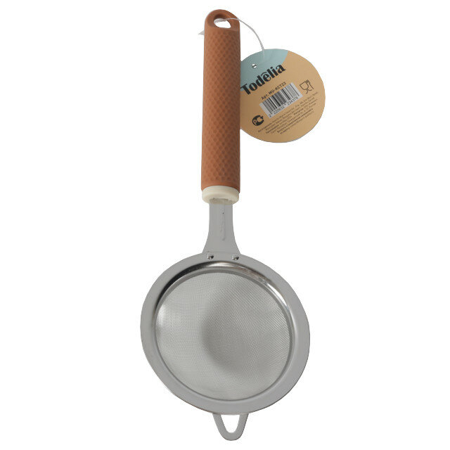 TODELIA Basic сито 25,5×9 см из нерж. сталь и полипропилена с ТПР-ручкой для кухни
