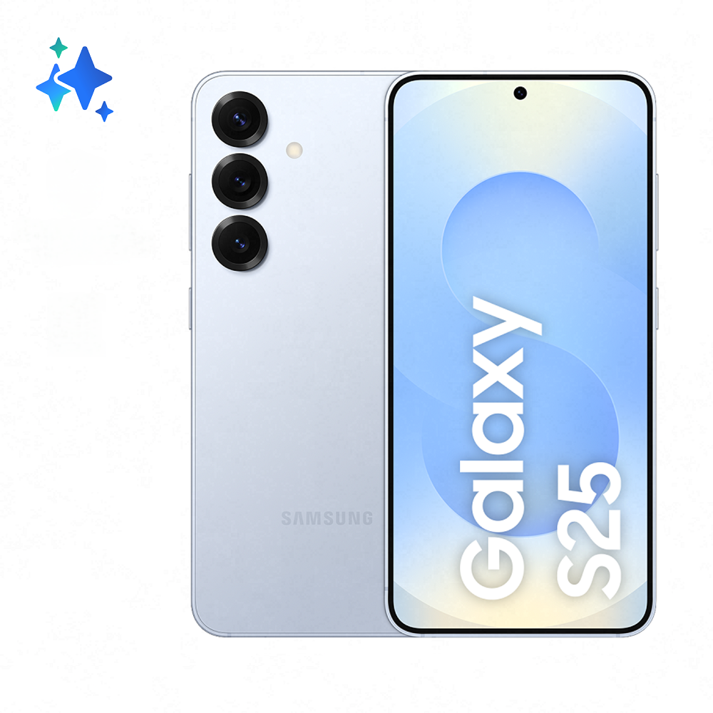 Смартфон Samsung Galaxy S25 12/128 ГБ, Dual: nano SIM + eSIM, IcyBlue (Голубой)