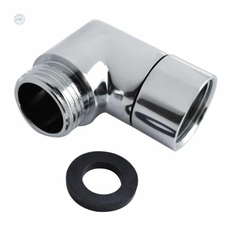 Угловой адаптер для душевой лейки 90 , латунный поворотный переходник, регулируемый наклон душа, комплектующие для душевого лотка, универсальное крепление для ванной и душа