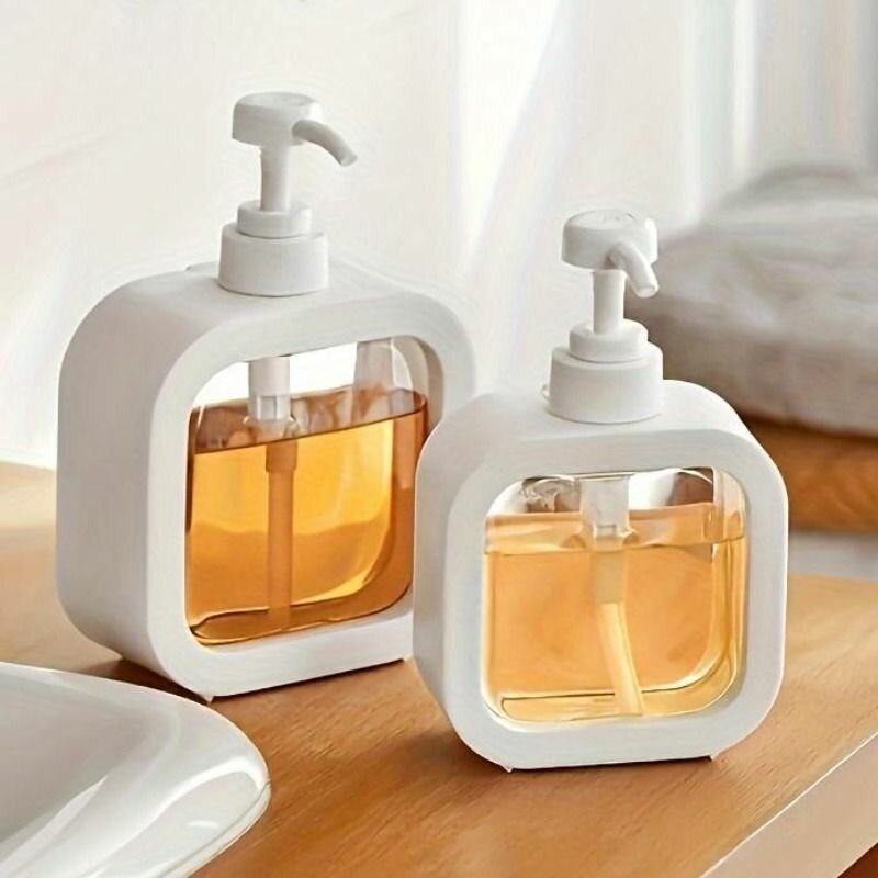 Пустая бутылка для жидкого мыла объёмом 300/500 мл с дозатором, большая ёмкость.