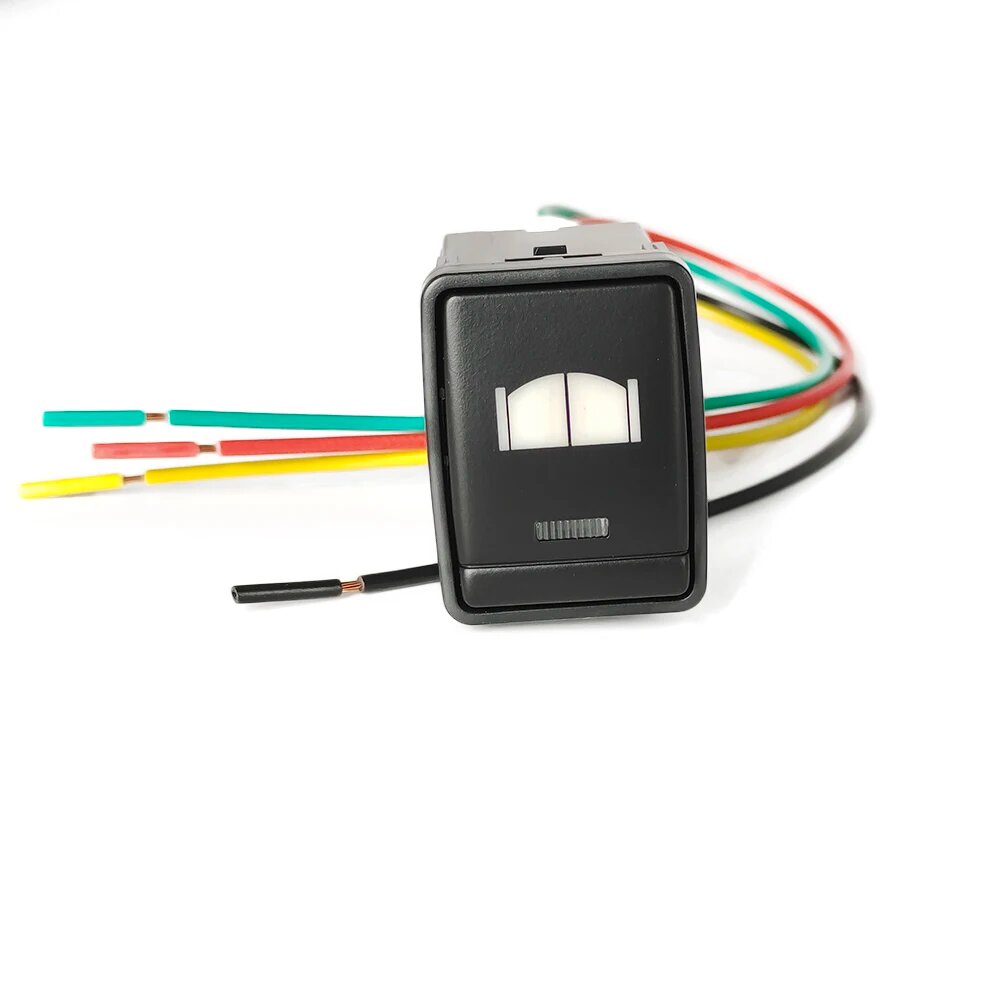 Кнопка-переключатель для шлагбаума с LED-подсветкой и проводкой для Nissan Tiida, Qashqai, Sylphy, X-TRAIL Non-locking button