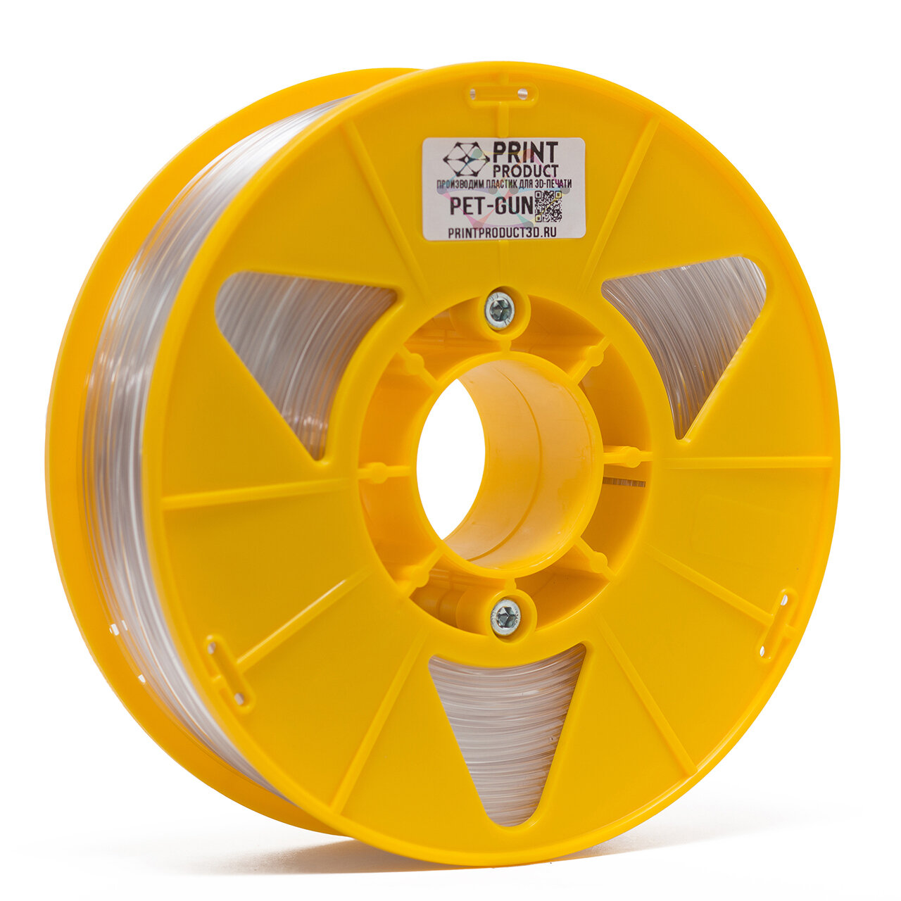 PET-GUN Прозрачный, 500 гр, 1.75 мм, пластик PrintProduct для 3D-принтера