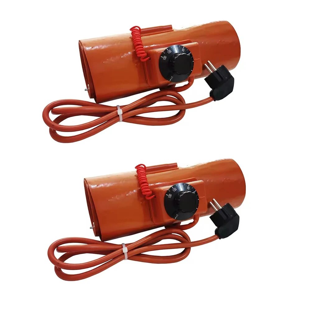 Электрический нагревательный пояс для нефтяного бака 1740x250 мм 2 pcs Knob Control