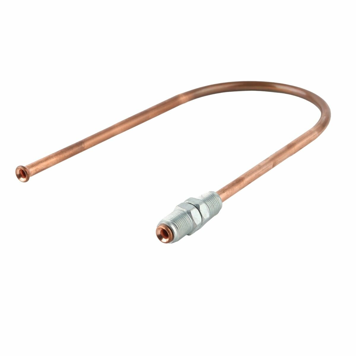 Трубка тормозная 412 мм (медная / штуцер 12х1.0 мм) УАЗ 452, 469 (Ижевск) 469-3506023-11