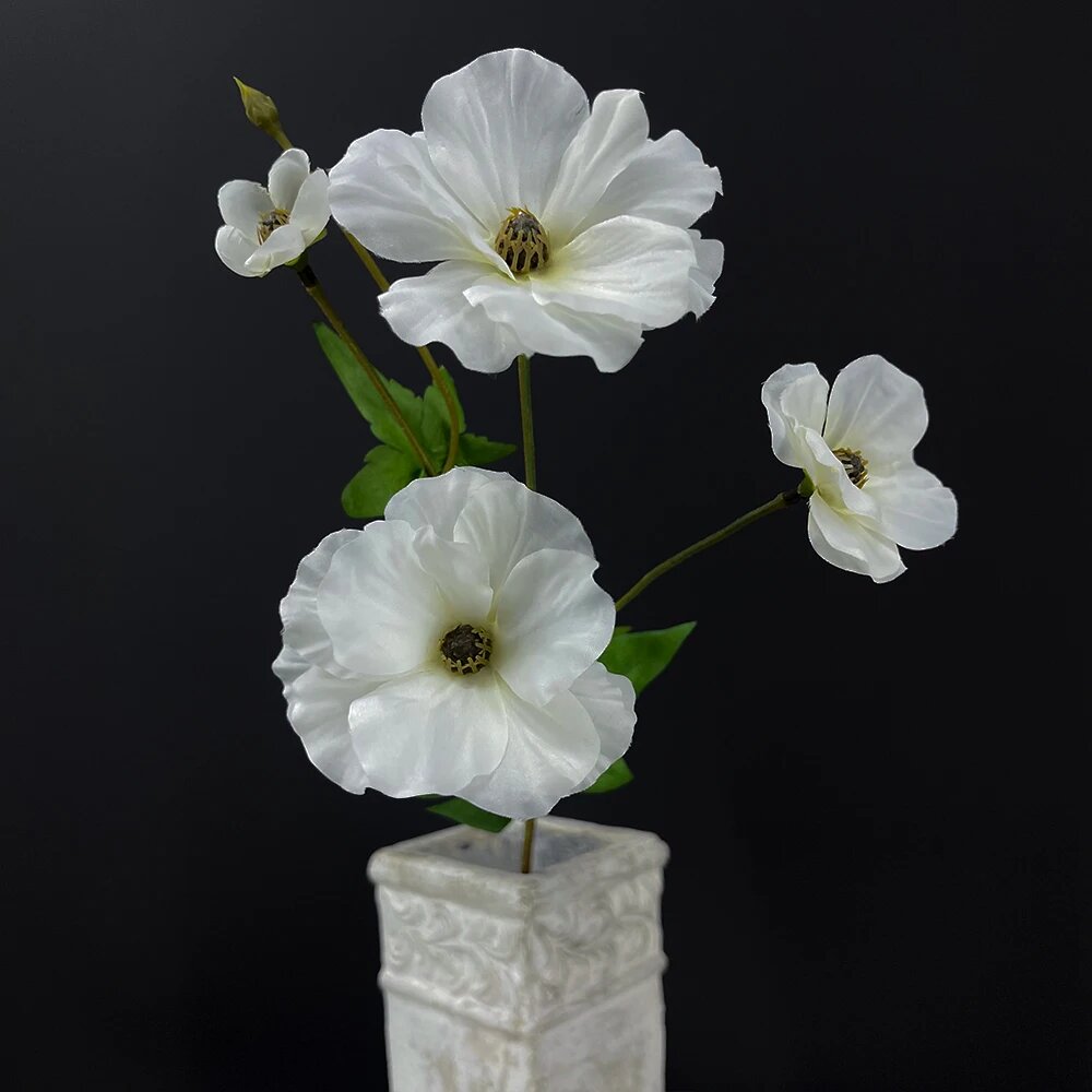 SunMade шелковые искусственные цветы бабочки белые Белый, Белый, Milky White