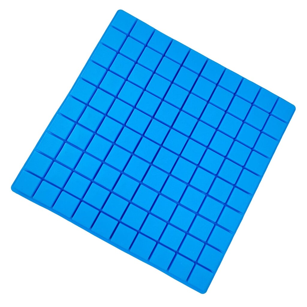 Пищевой Силиконовый Лоток Для Льда 100 Сеток Маленькая Квадратная Форма Для Льда Многоразового Использования Льдогенератор Для Приготовления Льда Морозильные Камеры для Супа Вино Сок