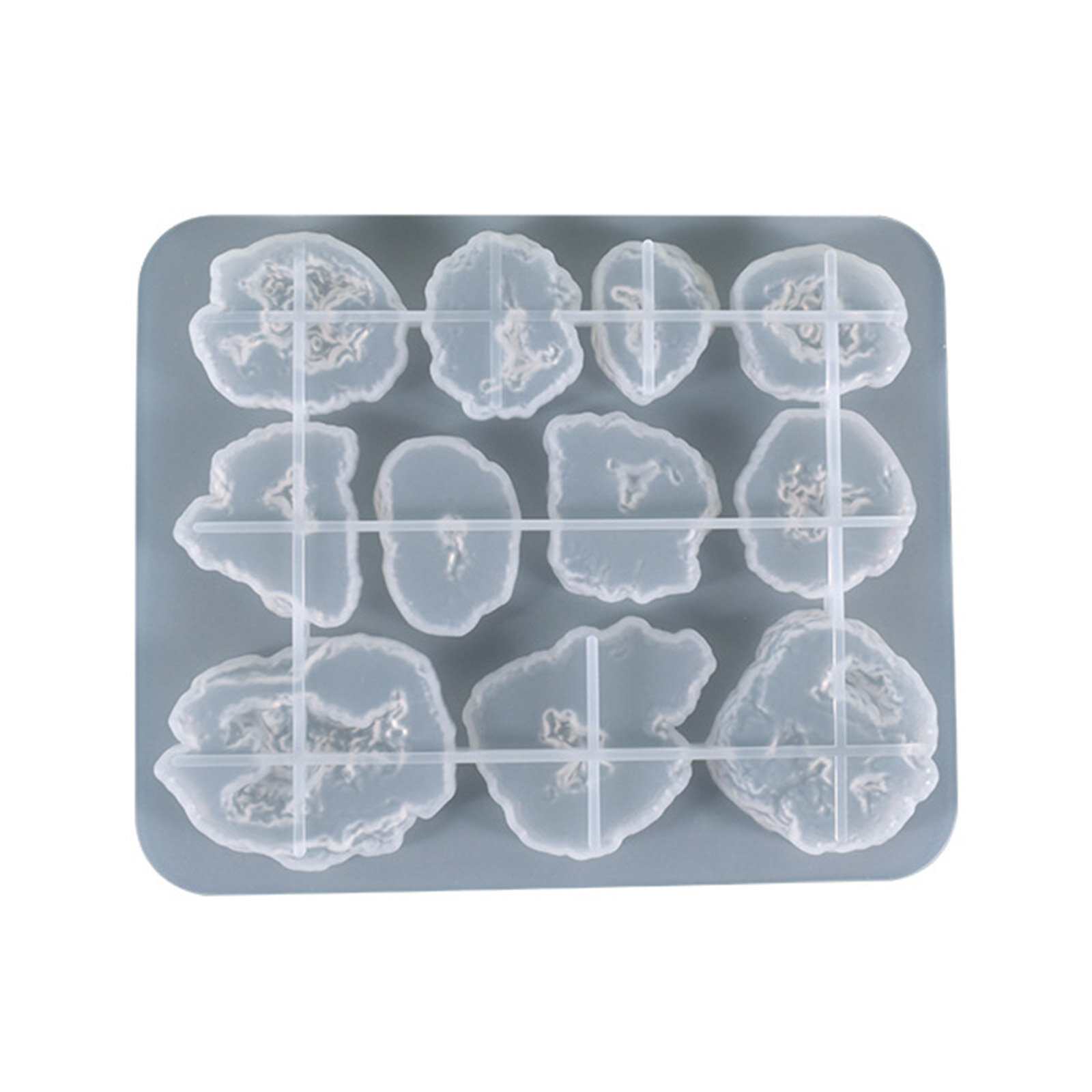 Нерегулярные хрустальные каменные украшения, УФ-кристаллическая эпоксидная форма, ожерелье, серьги, кулон, силиконовая форма из смолы, сделай сам, поделки, ювелирные украшения, инструменты для литья