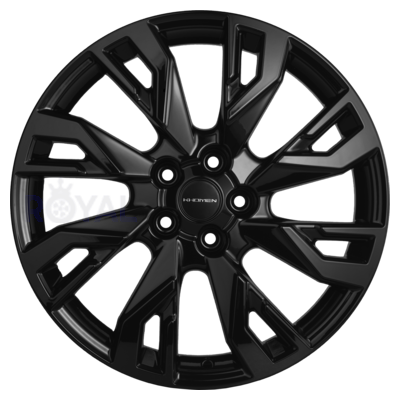 Литой колесный диск Khomen Wheels KHW1809 (Geely Coolray) 7x18/5x114,3 ET53 D54,1 Black