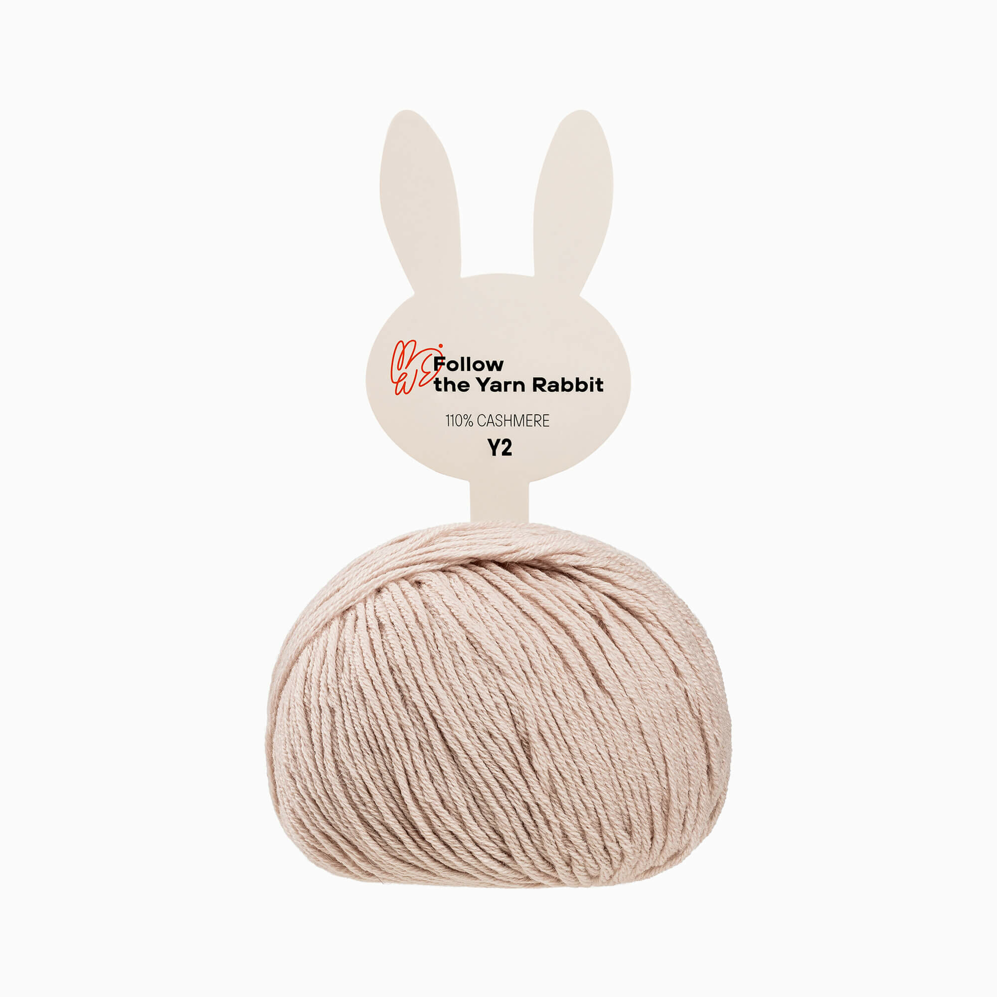 Кашемир 100% Y2 Tenderness 130 м / 50 гр FOLLOW THE YARN RABBIT