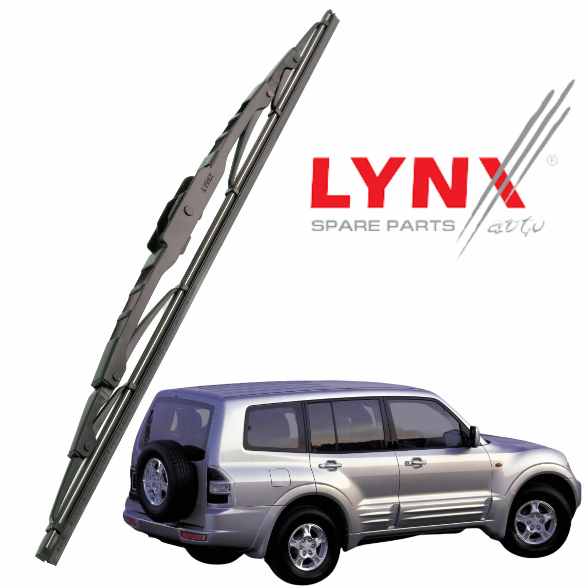 Дворник задний Mitsubishi Pajero / Montero / Митсубиси Паджеро / Монтеро 2003 2004 2005 2006 Щетка стеклоочистителя задняя, 400мм