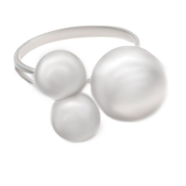 Кольцо, серебро, 925 проба, родирование