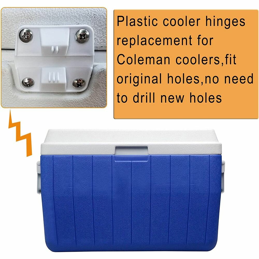 Набор пластиковых петель и винтов для кулера, совместимый с кулерами Coleman (комплект из 4 штук)