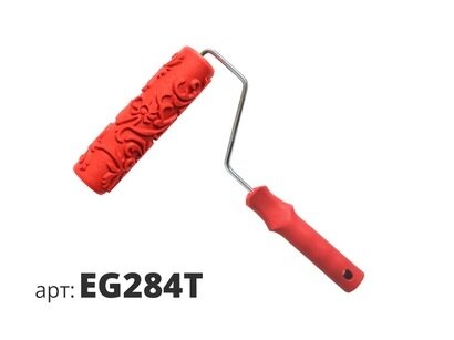 Декоративный Жесткий Резиновый Валик Дамаск Stmdecor EG284T 18см.