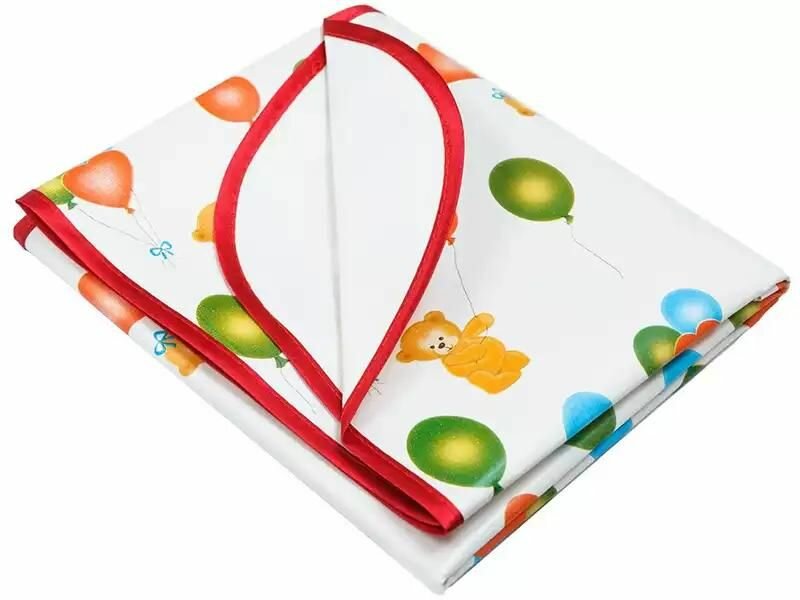 Клеенка детская Колорит подкладная, ПВХ, с рисунком, 1х0,7 м