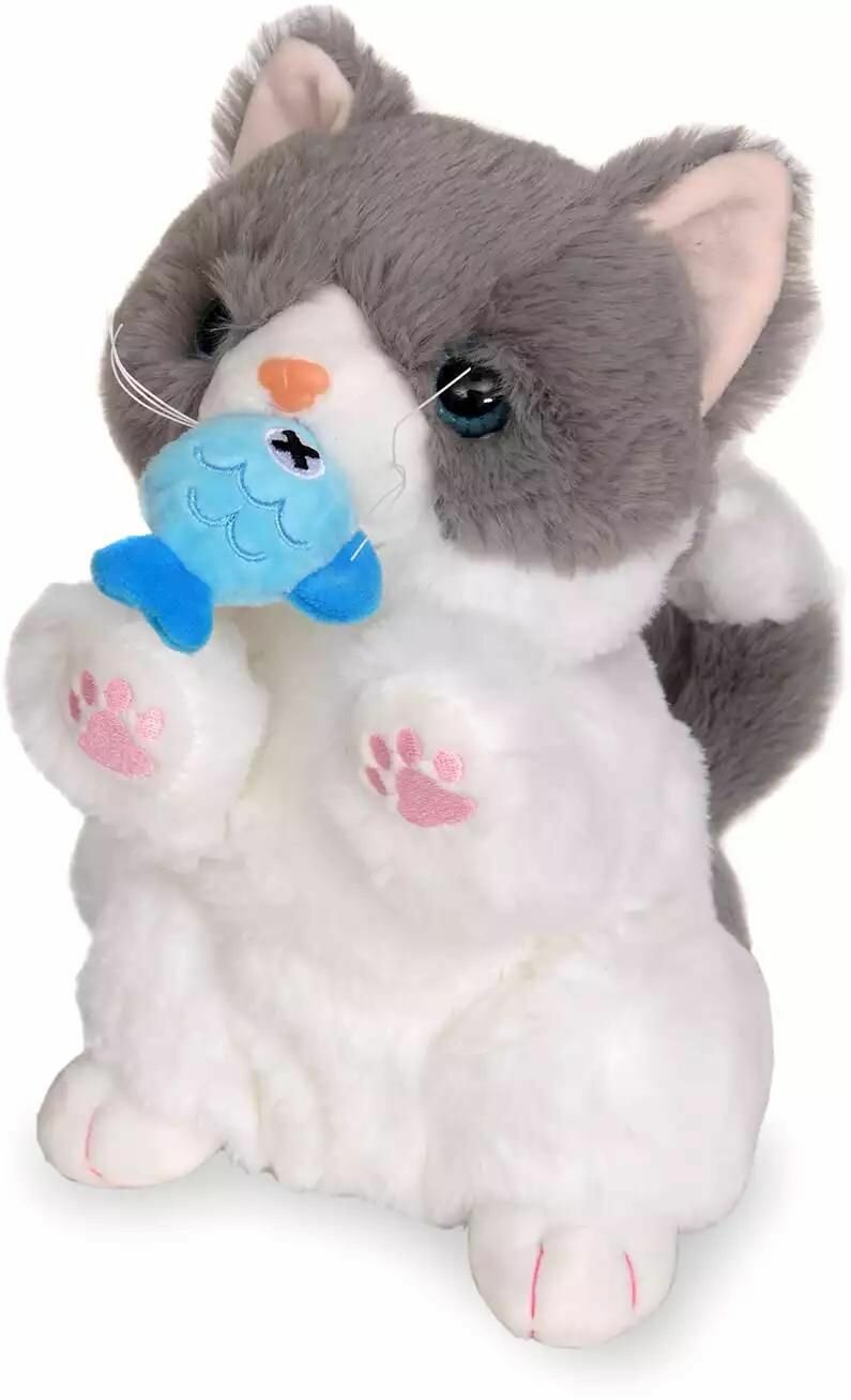 Мягкая игрушка Oubaoloon "Кошка Марли", 24 см, механическая