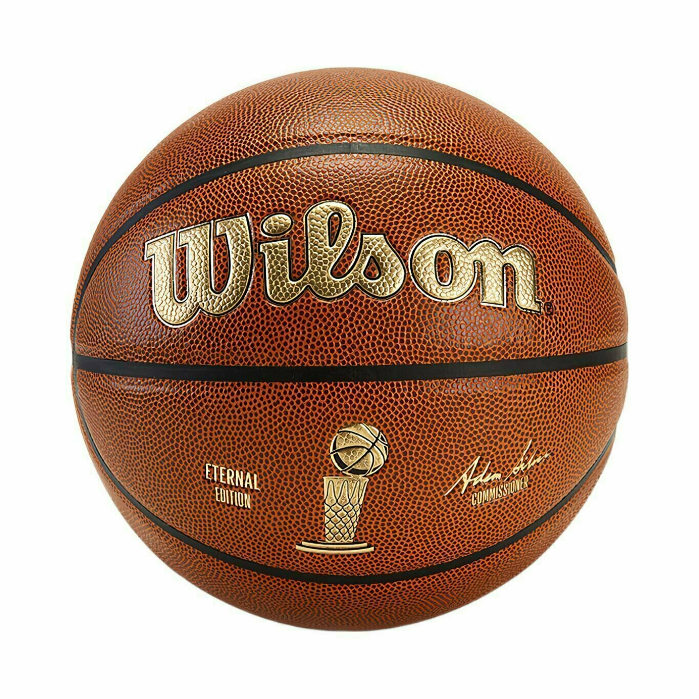 Мяч баскетбольный Wilson NBA ETERNAL FINALS BSKT, WZ2014301CN7, Коричневый, размер 7 -hj