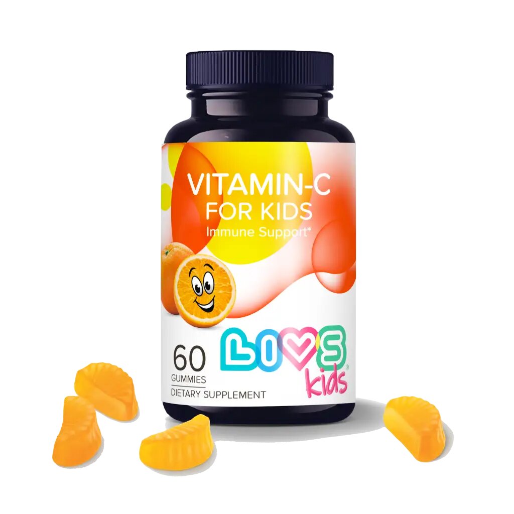 LIVS Витамин-С / Vitamin C For Kids для детей мармеладные пастилки массой 2,7 г 60 шт
