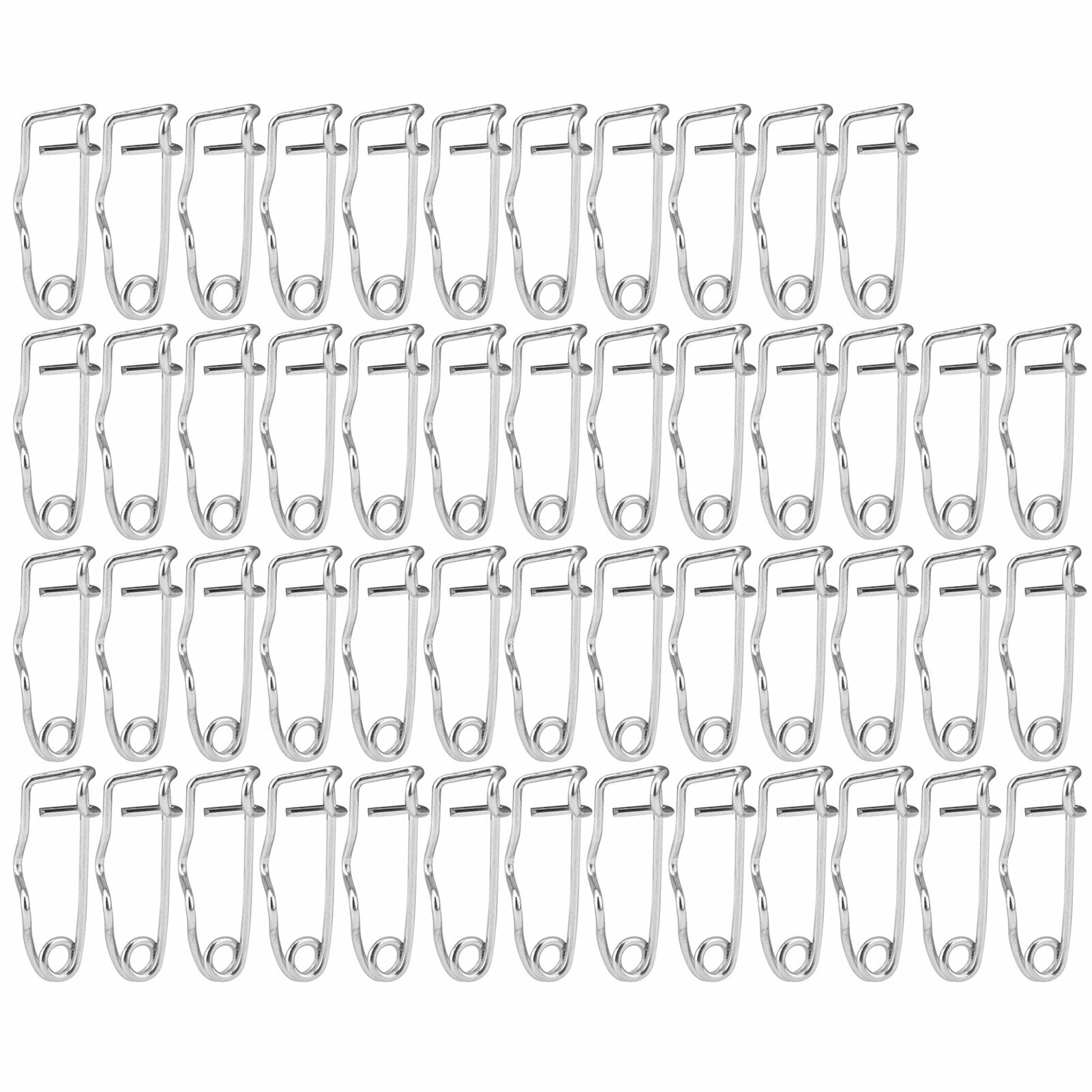 50 шт, металлические булавки для безопасных игл, 22 мм, брошь, фиксирующая застежка, застежка для швейных поделок, инструмент для рукоделия из металла