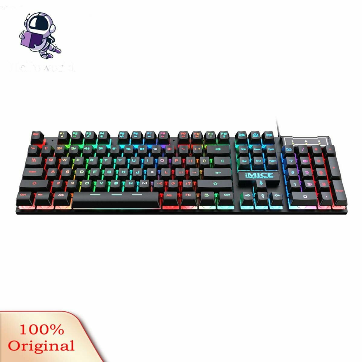 Игровая клавиатура Grebest Media Keys USB Illuminate Gaming Keyboard