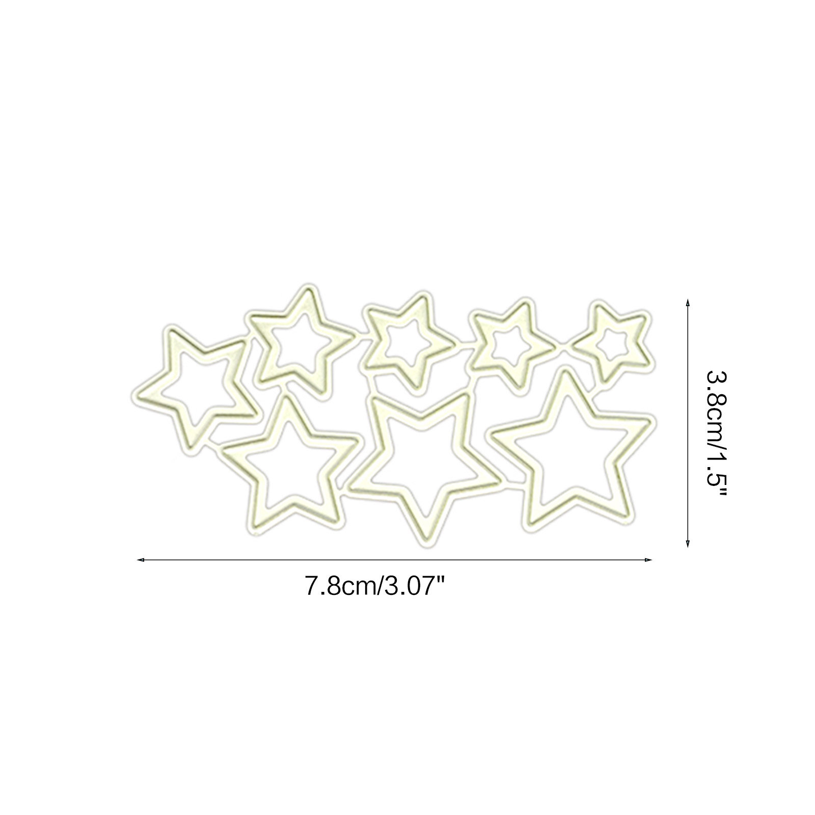 Металлические штампы Звёзды